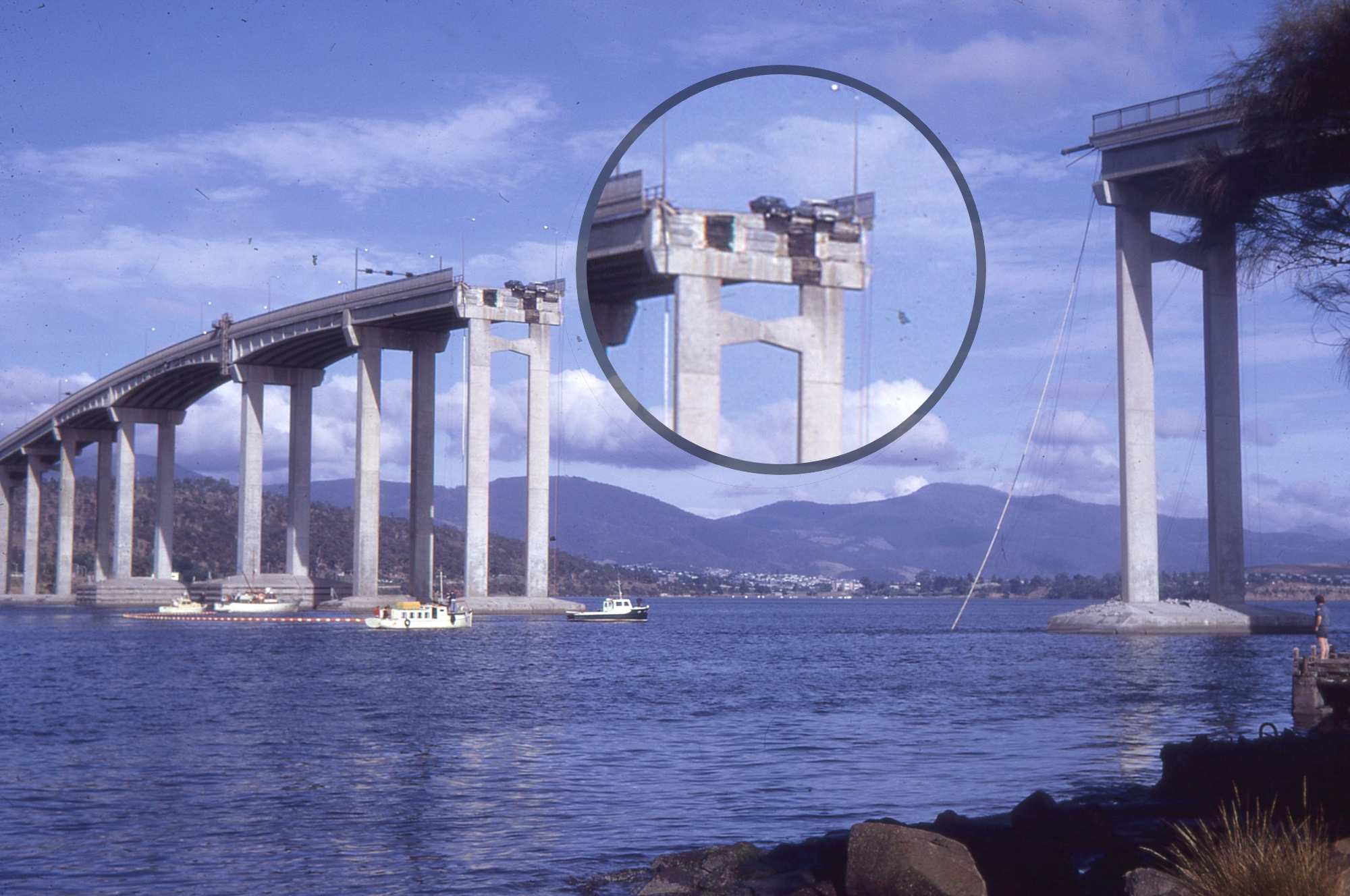 Tmag S On The Edge Tasman Bridge Collapse Camd