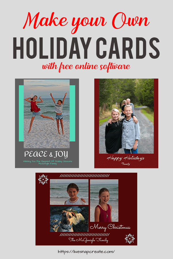 Make Your Own Holiday Cards - Live Snap Create