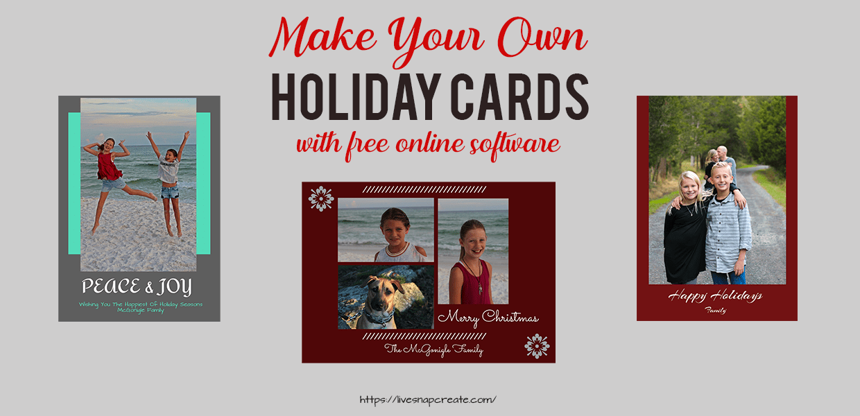 Make Your Own Holiday Cards - Live Snap Create