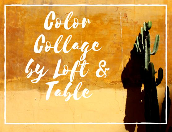 Como hacer un Color Collage con tus fotos preferidas - LOFT & TABLE
