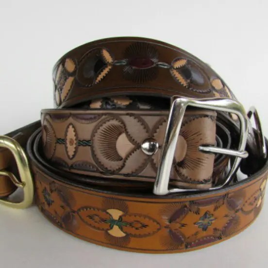 Custom Leather Western Belts | Handmade Cowboy Belts