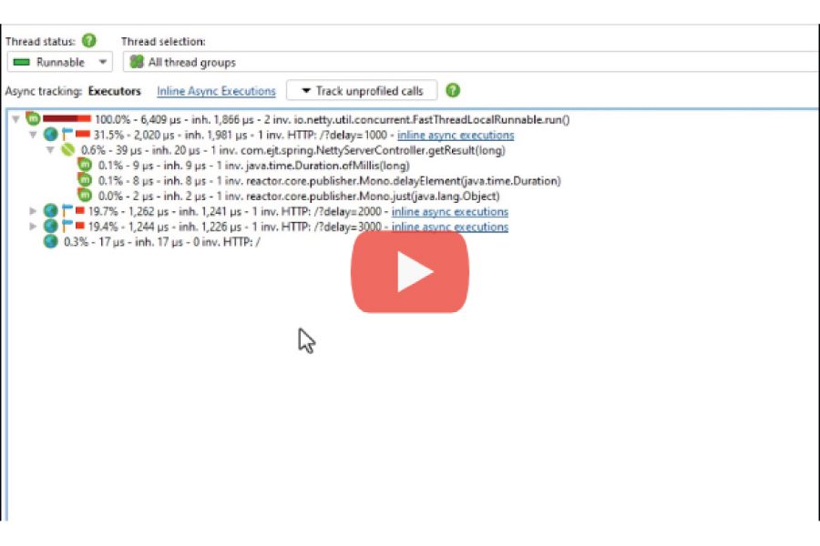 Profiling A Netty Server | ej Technologies | LOGON Software Asia