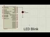 How To Blink An Led Using Pic16f877a And Mplab X Ide