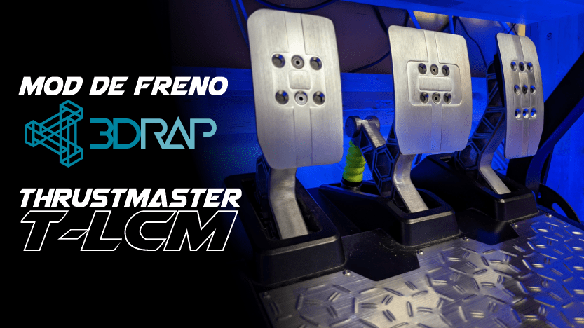 Mod de freno 3DRAP (Thrustmaster T-LCM) - Barato - Loudmanx Racing