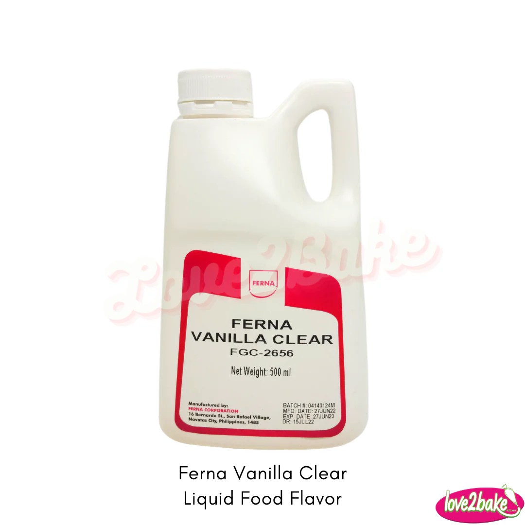 Ferna Vanilla Clear Love2bake Philippines