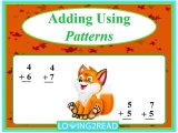 Adding Using Patterns Loving2read