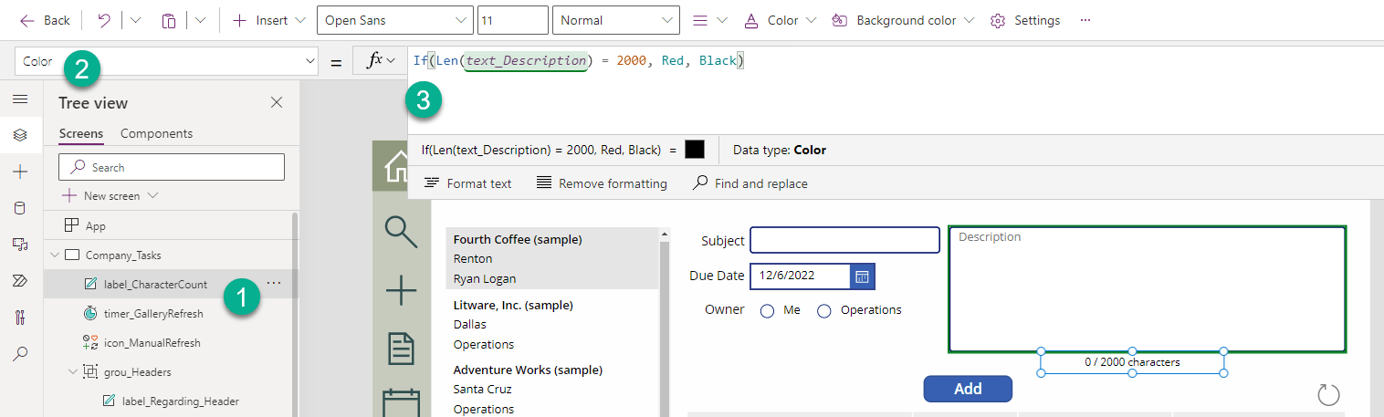 Power Apps - Text Field Character Count - LowCodeGo Power Apps - Text Field Character Count - LowCodeGo