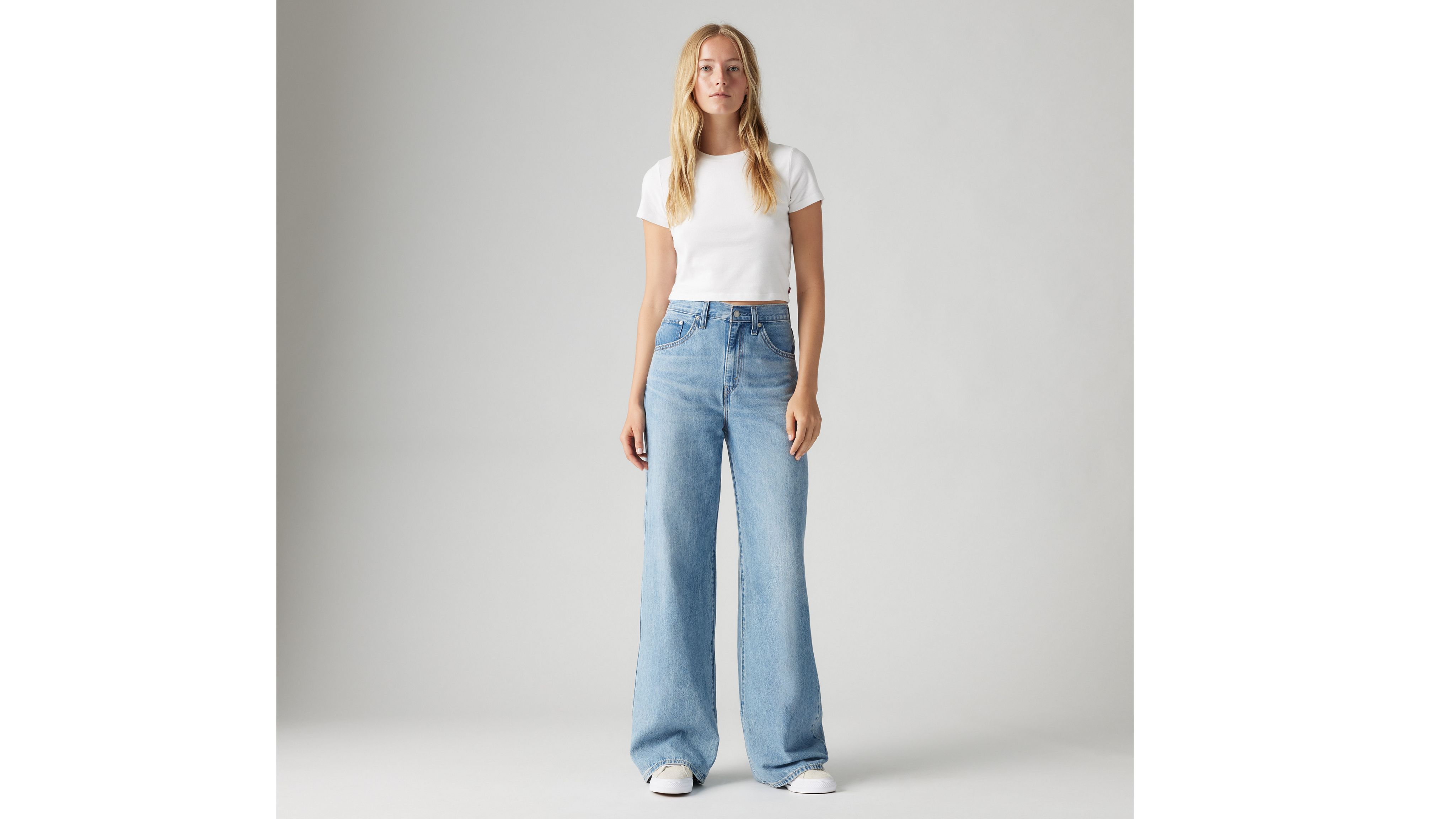 Cinch Baggy Women S Jeans Lavé Moyen Levi S Ca