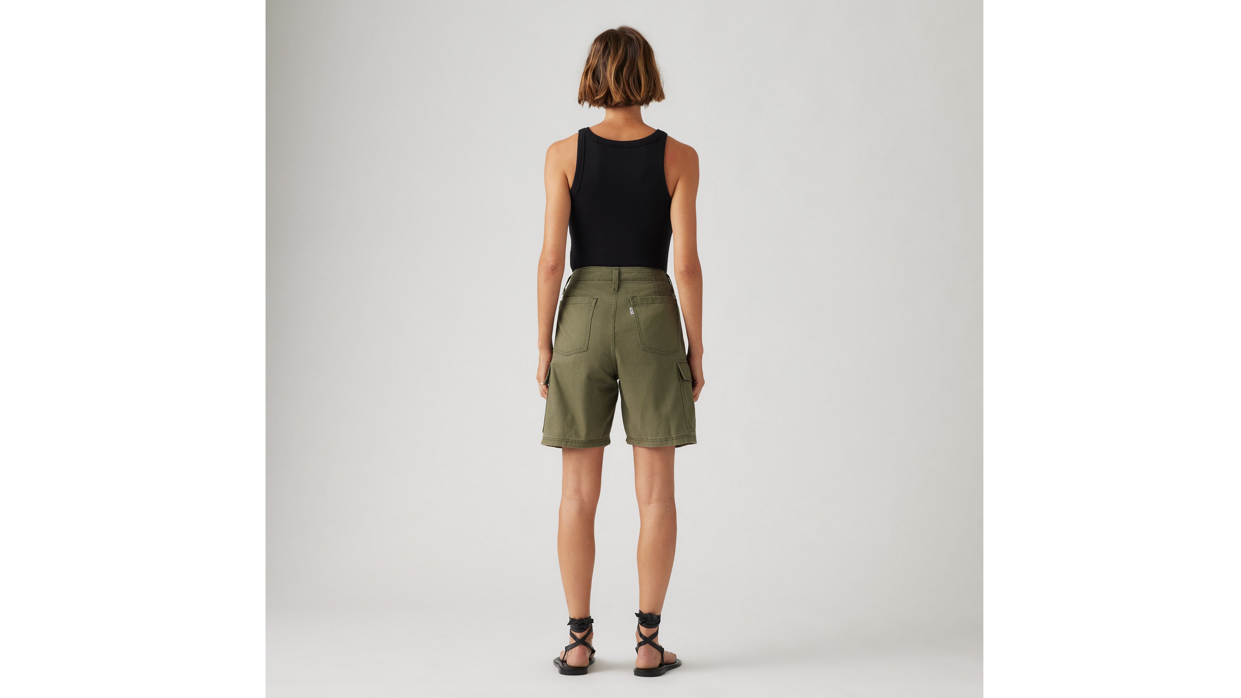 Baggy Cargoshorts Grön Levi S Se