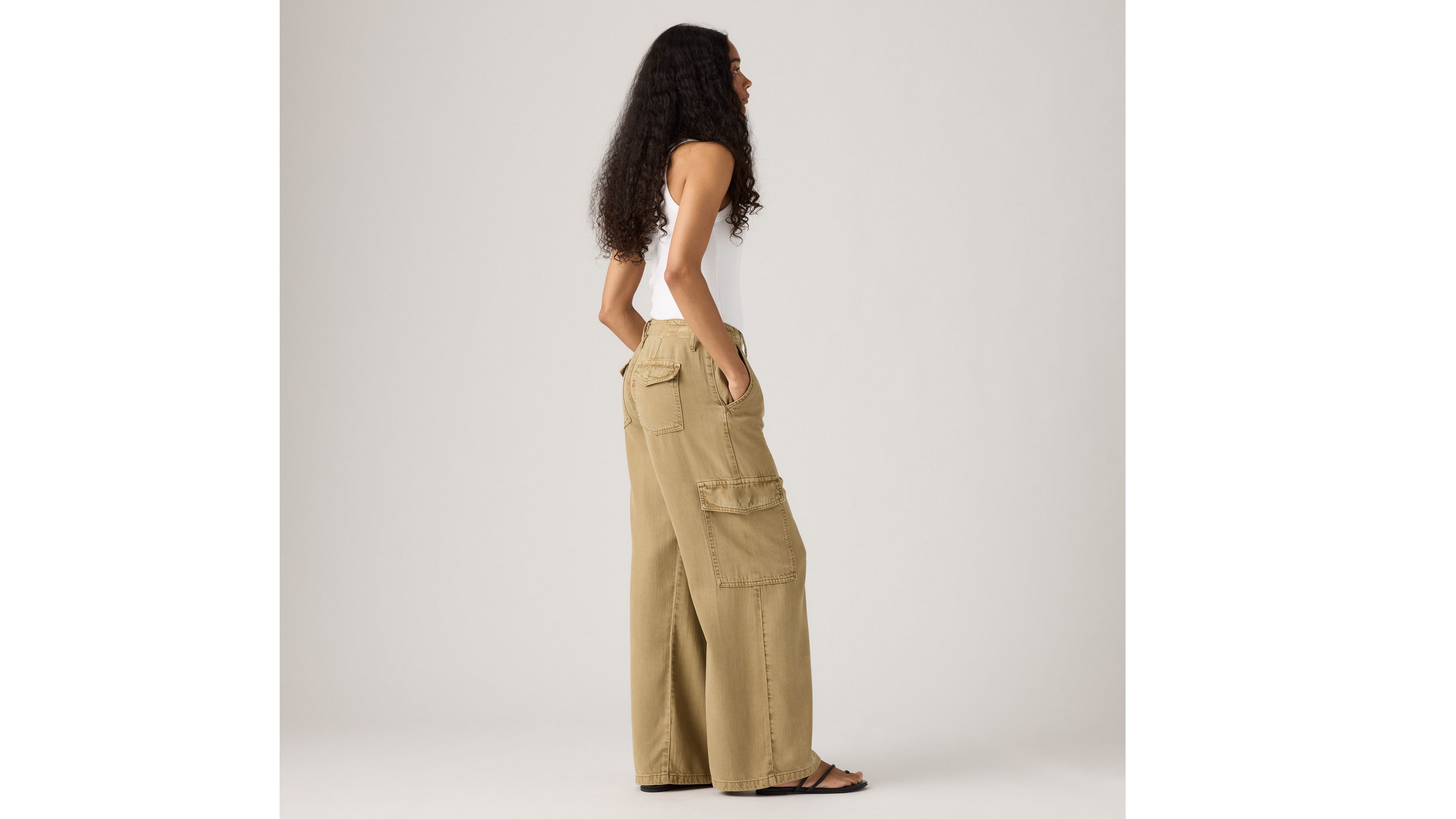 Baggy Dad Cargo Pants Brown Levi S Lu