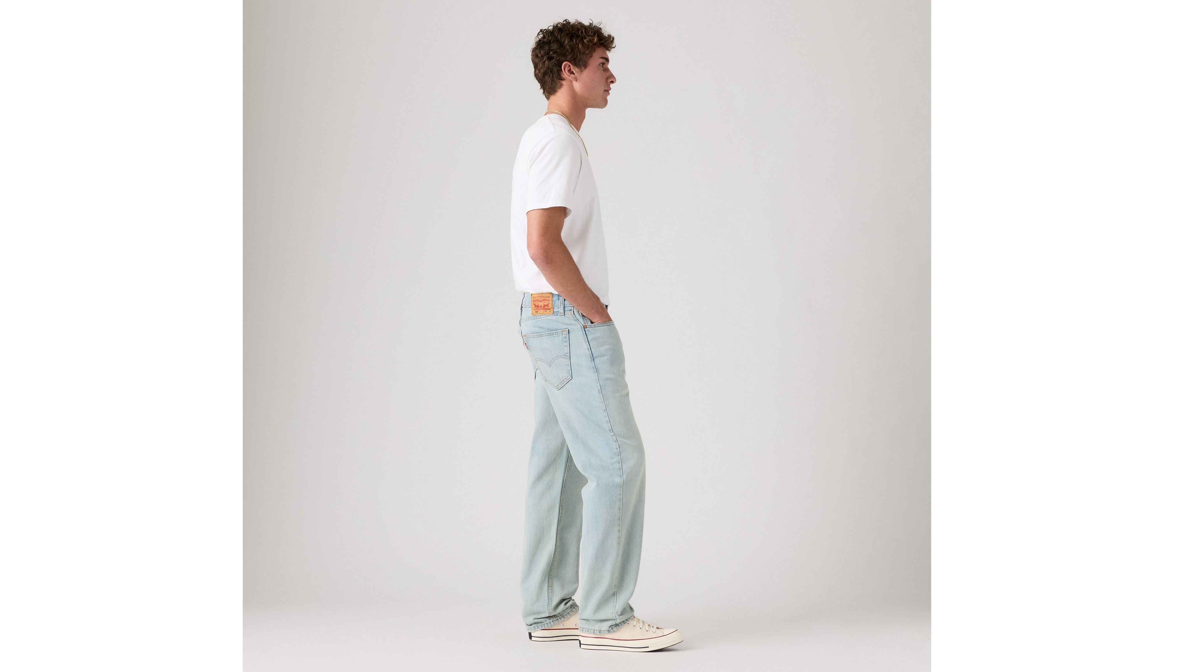 550邃 Relaxed Fit Men S Jeans Light Wash Levi Sﾂｮ Us
