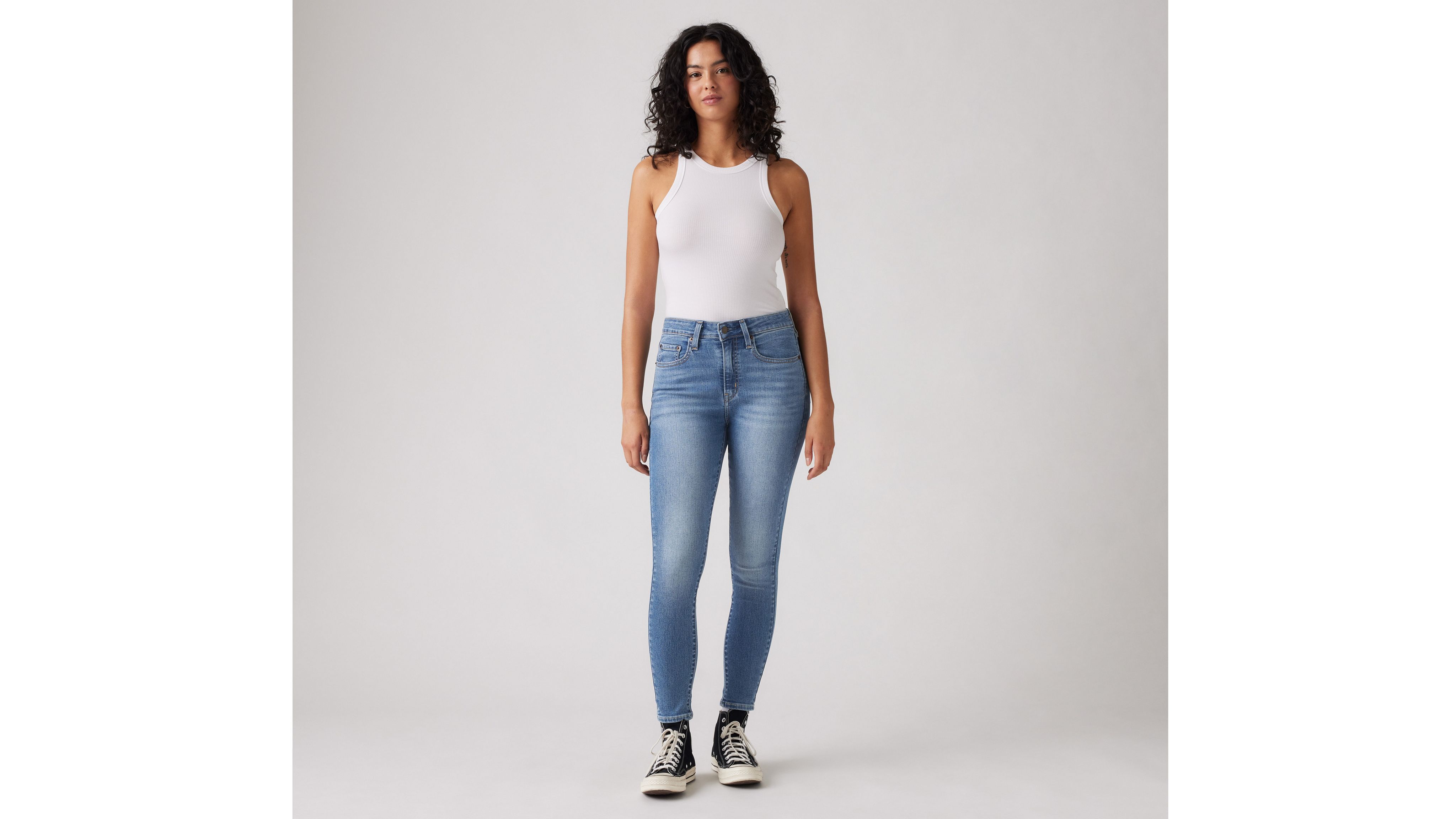 Women S High Rise Cargo Slim Jeans Levi S Us