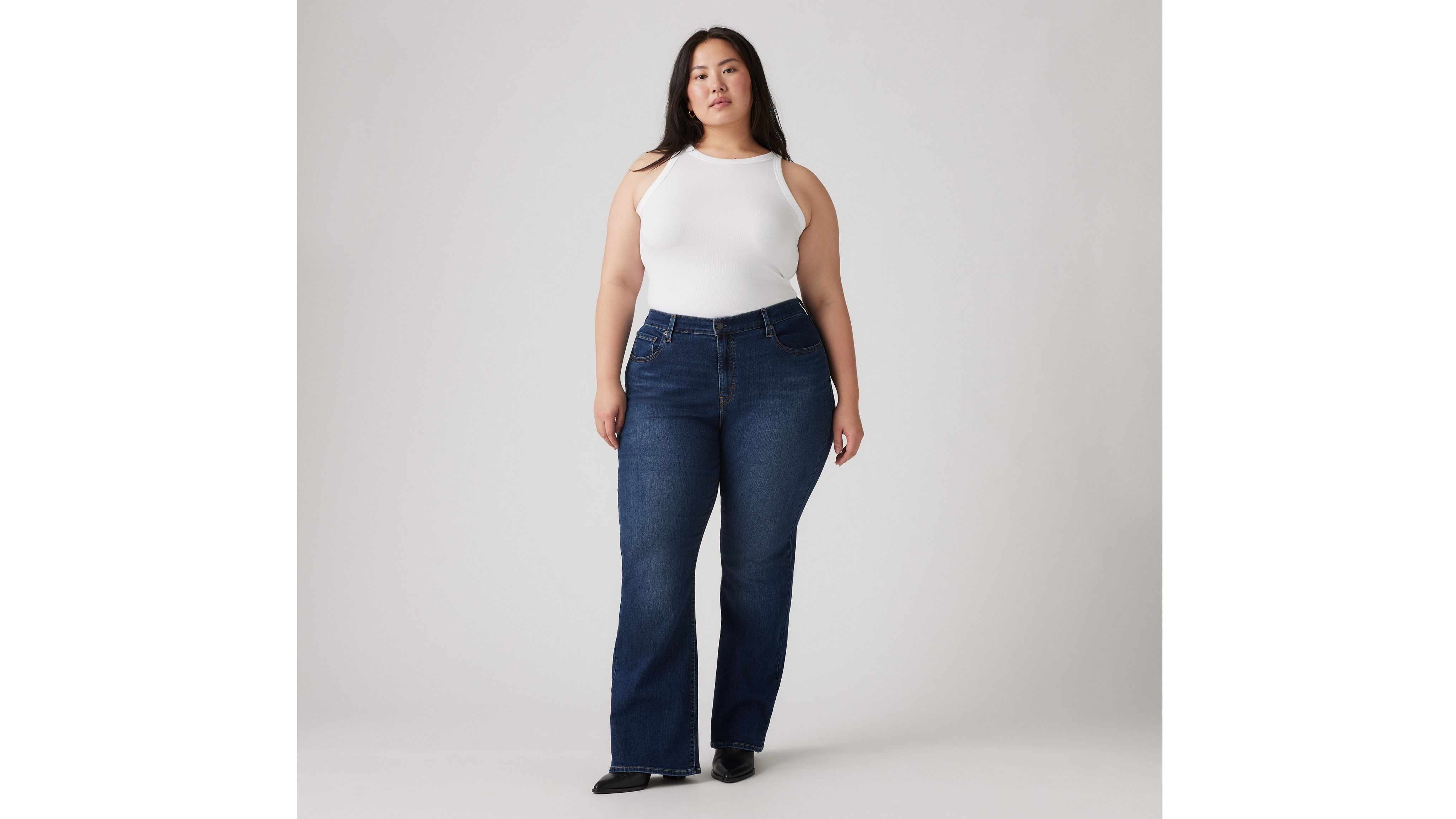 725 High Rise Bootcut Women S Jeans Plus Size Dark Wash Levi S Ca