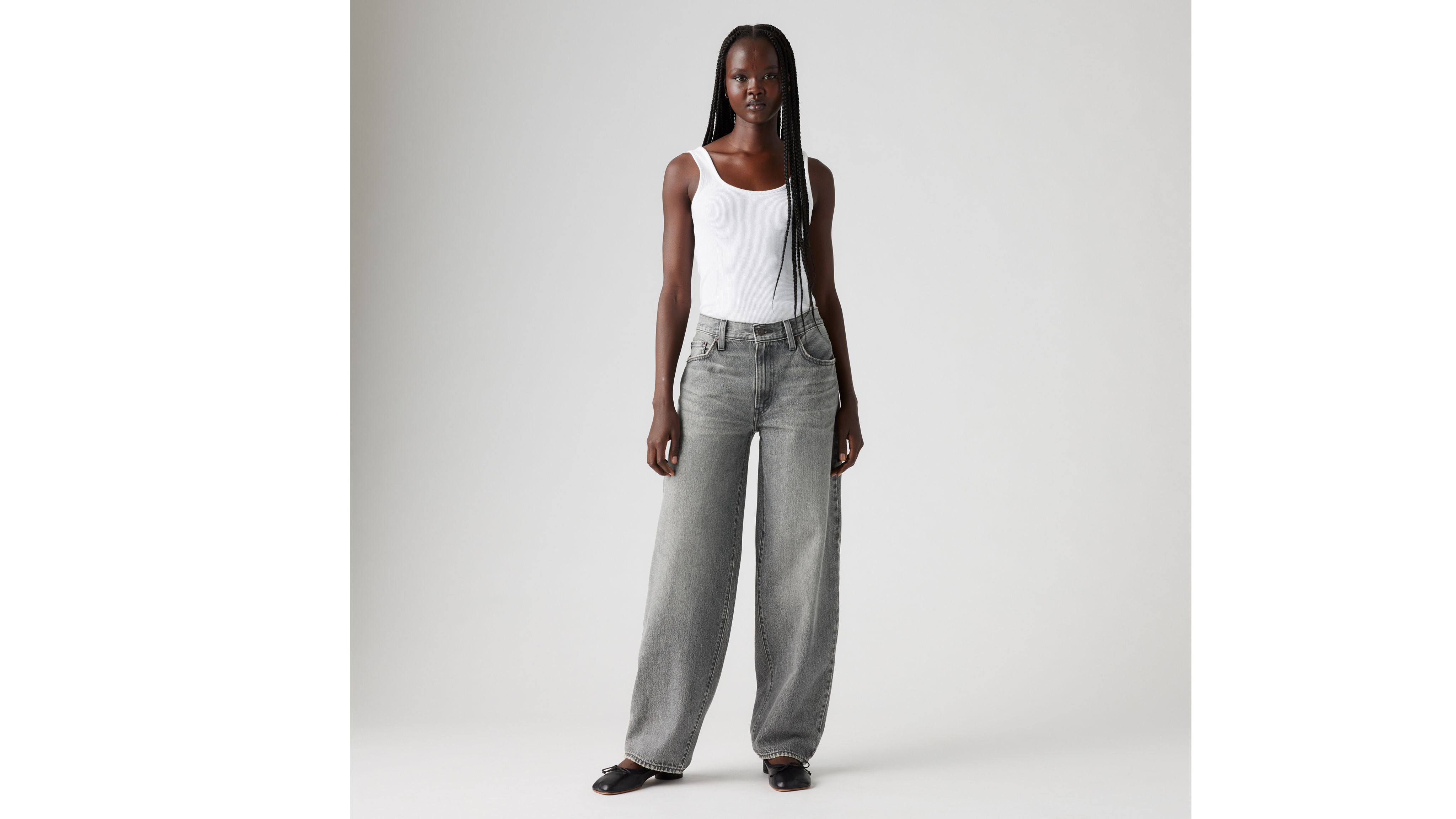 Baggy Dad Jeans Grey Levi S Xk