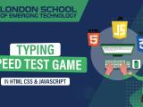 Typing Speed Test Game In Html Css Javascript Join Lset