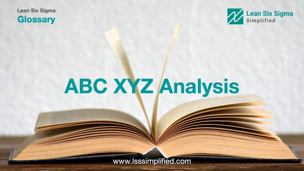 ABC XYZ Analysis - Lean Six Sigma Glossary - LSSSimplified
