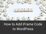 How To Add Iframe Code To Wordpress Ltheme