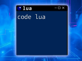 Lua Return Multiple Values A Quick Guide