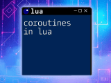 Mastering The Array In Lua A Quick Guide