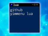 Navigating Lua Github A Quick User S Guide