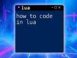 Functions In Lua Quick Guide To Mastering Them