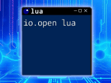 Coroutines In Lua Mastering Asynchronous Programming
