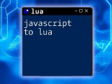 Mastering Scripting Lua A Quick Start Guide