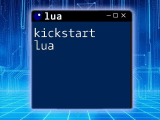 Mastering If Statement Lua A Concise Guide