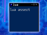 Mastering The Lua Timer A Quick Guide