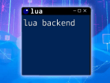 Is Lua Object Oriented A Quick Exploration