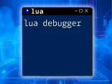 Mastering Lua Language Roblox A Quick Guide