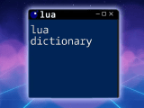 Understanding Lua Definition A Quick Guide