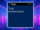Mastering Lua Operators A Quick Guide