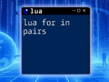 Unlocking Local Function In Lua A Quick Guide