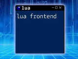 Understanding The Lua File Extension For Beginners