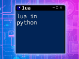 Integrating Lua In Python A Quick Start Guide