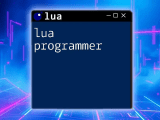 Mastering Lua Global Variables A Quick Guide