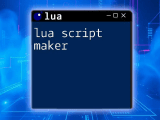 Mastering Lua Script A Quick Guide For Beginners