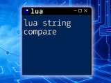 Mastering Lua String Sub A Quick Guide To Substrings