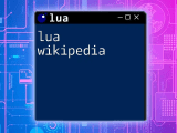 Lua Wiki Your Quick Guide To Lua Commands