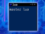 Mastering If Statement Lua A Concise Guide
