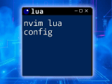 Mastering Io Lua Your Quick Guide To Input And Output