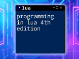 Master Lua Programming Online Quick Tips And Tricks