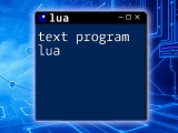 Mastering Random Lua Quick Commands Explained