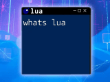 Understanding Self In Lua A Simple Guide