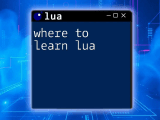 Where To Learn Lua Quick Tips And Tricks For Success