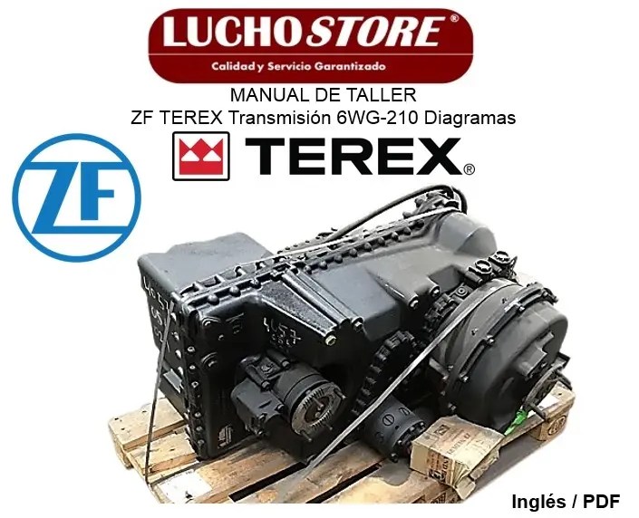Manual de Taller Transmisión ZF 6WG-210 Terex Diagramas | Manuales ...