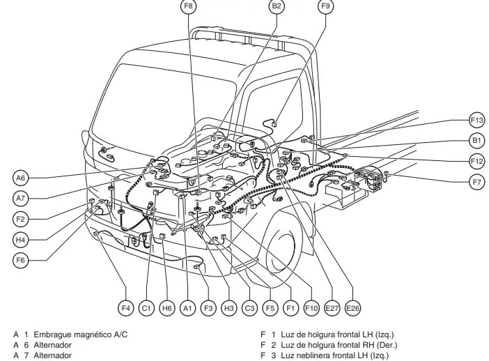 Manual de Diagramas Eléctricos Hino 300 series WU300, 302, 340, 410 ...
