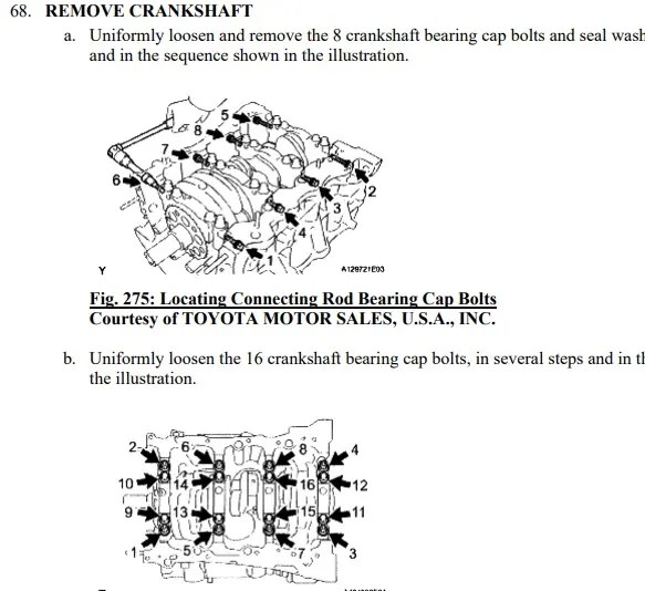 Manual de Taller Toyota Sienna Motor 3.5L 2GR-FE V6 2007 - 2010 ...
