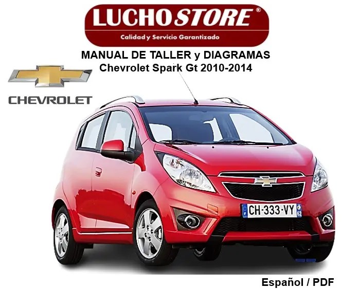 Chevrolet Spark Gt Manual de Taller y Diagramas 2010-2014 | Manuales ...